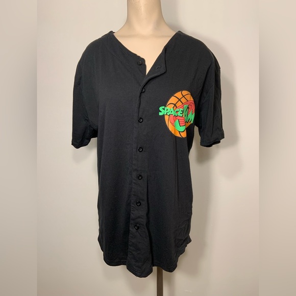 Space Jam | Tops | 3 Items For 2 Space Jam Baseball Button Down | Poshmark